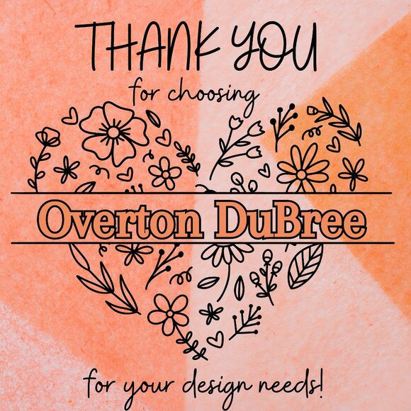 Overton DuBree | Design | Boardwalk Boho Soft Personalized To You Thank ...